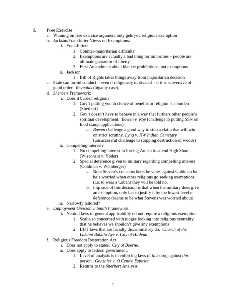 Constitutional-Law-First-Amendment Outline 2015-Spring Feldman Oscar ...