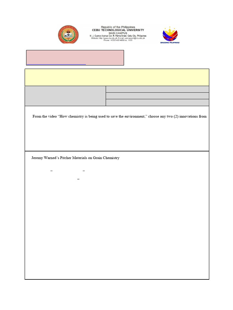 GEE-ES Exercise No. 2 Envi Sci | PDF | Lignin | Catalysis