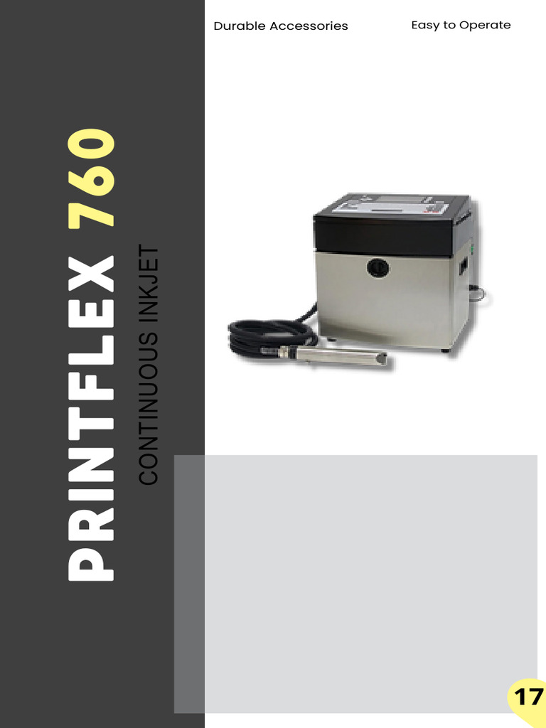 Countinous Inkjet PF 760 | PDF