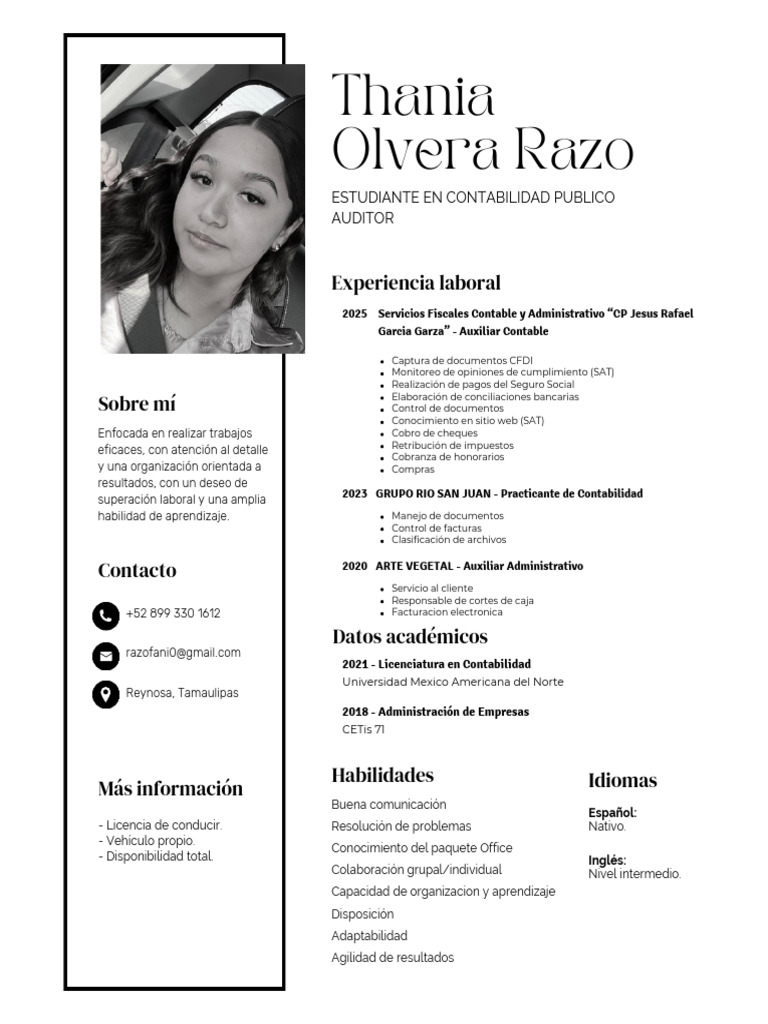 CV Estefania Olvera PDF | PDF