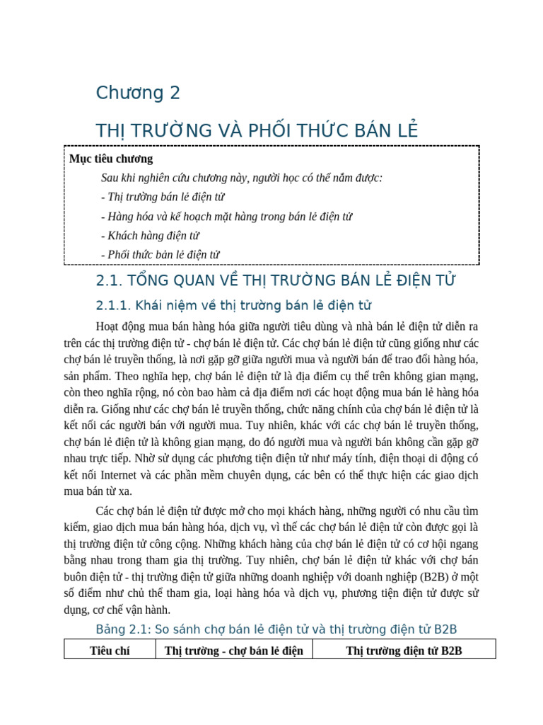 TLHT Chương 2 | PDF