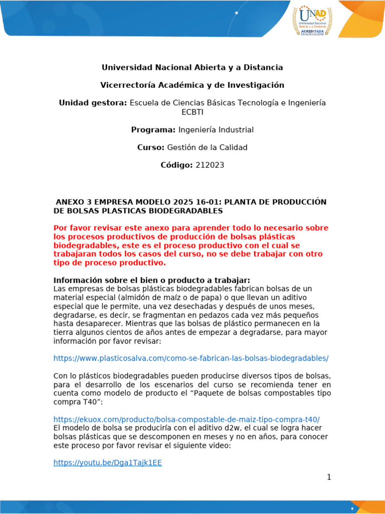 Anexo 3 - Caso 2 - Caso de Estudio de Defectos en Producción de Bolsas ...