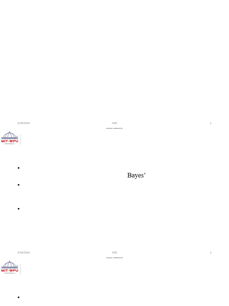 Unit 3 | PDF | Bayesian Network | Fuzzy Logic