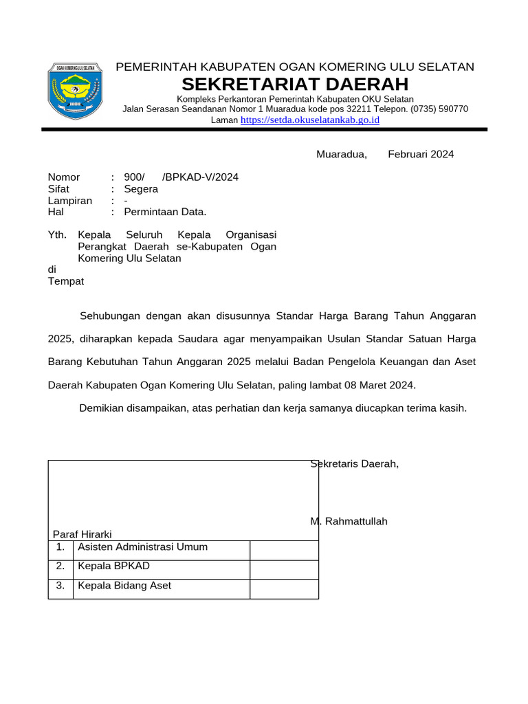 Usulan Standar Harga Barang 2025 | PDF