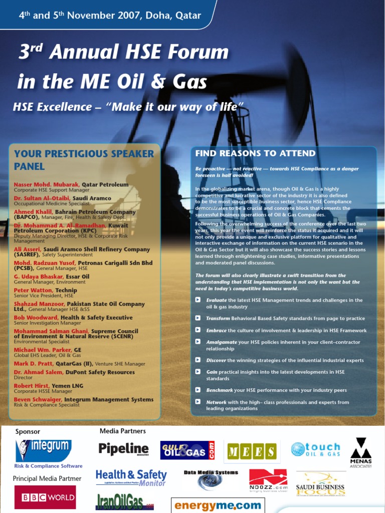 Agenda HSE in Oil & Gasv3 | Corporate Social Responsibility ...