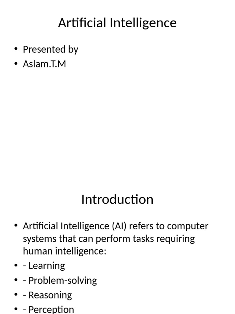 Understanding Artificial Intelligence Basics | PDF