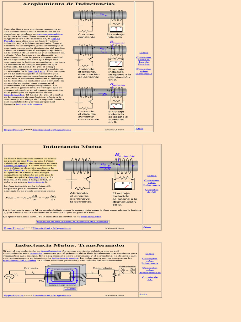 Mutual Inductance | PDF | Inductor | Inductancia
