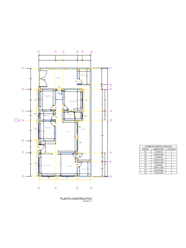 Modelo e Plano Constructivo | PDF