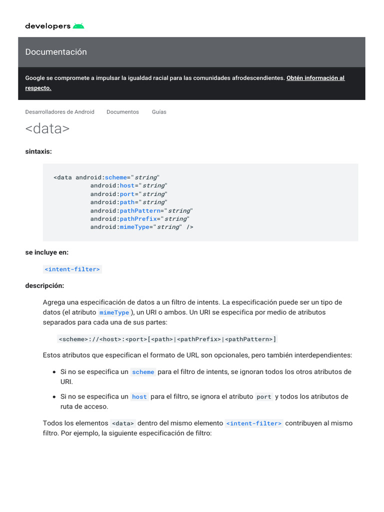 Data Desarrolladores de Android Android Developer | PDF | Ingeniería de software | Informática