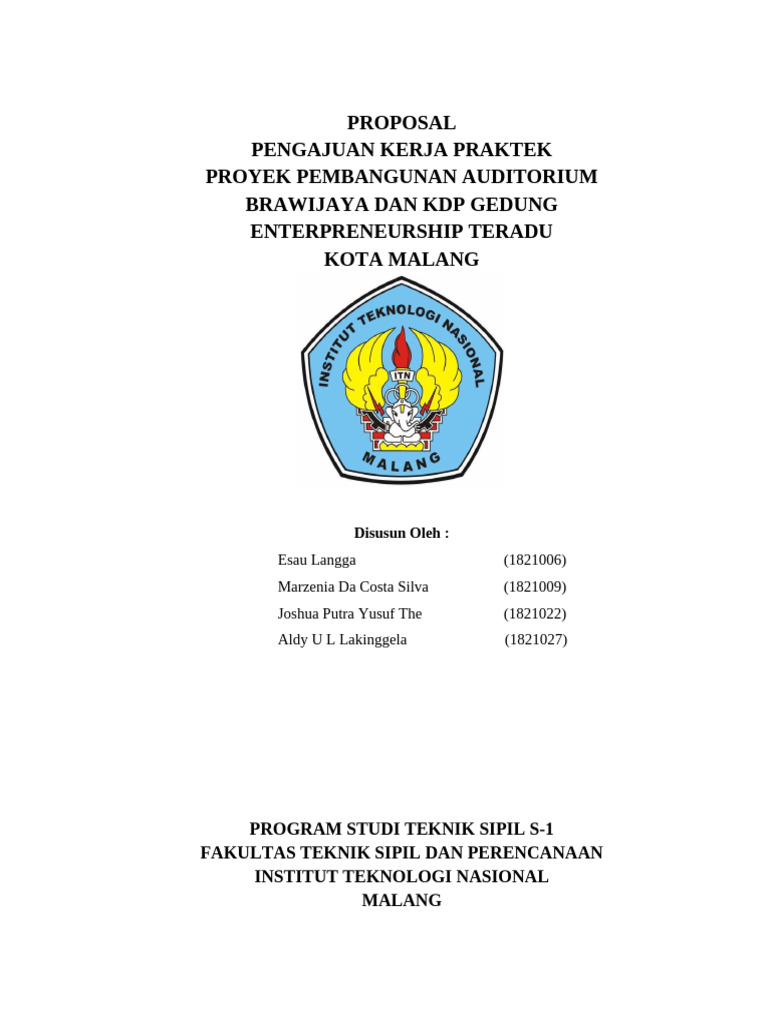 Proposal KP Adhi Karya | PDF