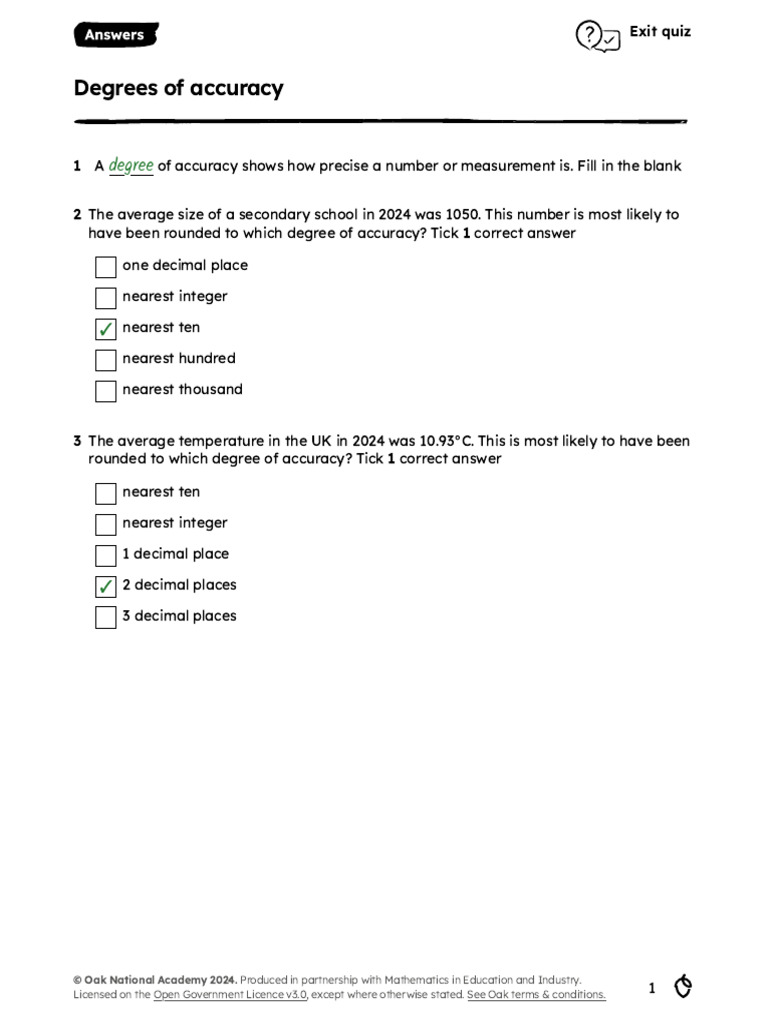 Exit-Quiz-Answers 2 | PDF