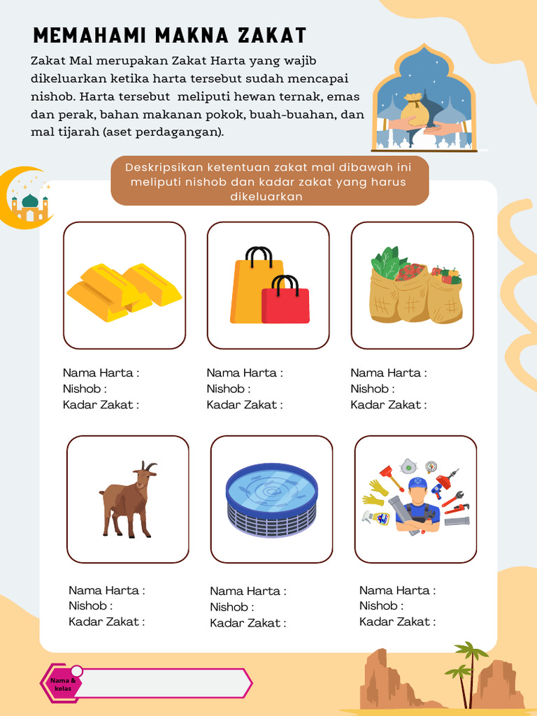 LKPD Tentang Zakat Mal | PDF