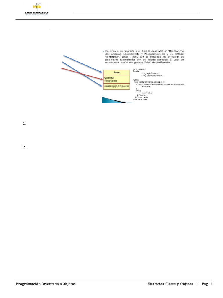 EJERCICIOS DE INTRODUCCION A POO | PDF | Constructor (Programación Orientada a Objetos ...