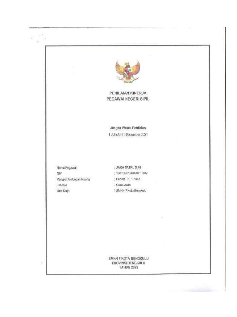 SKP2THN - 19810627 200902 1 002 | PDF