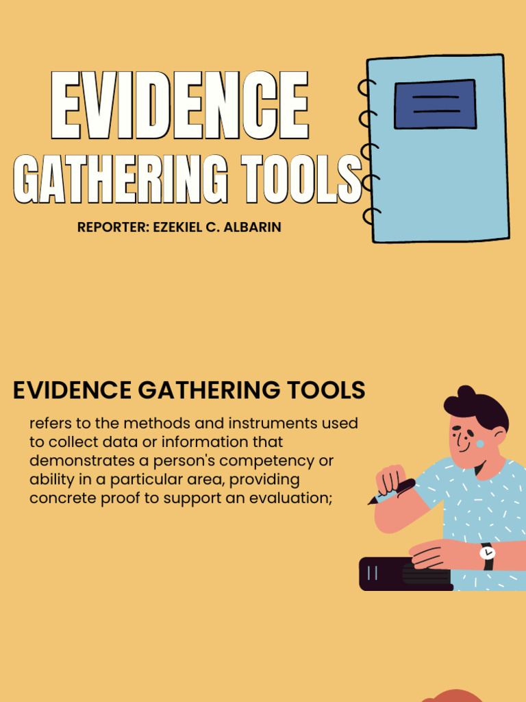 Evidence Gathering Tools and Techniques | PDF