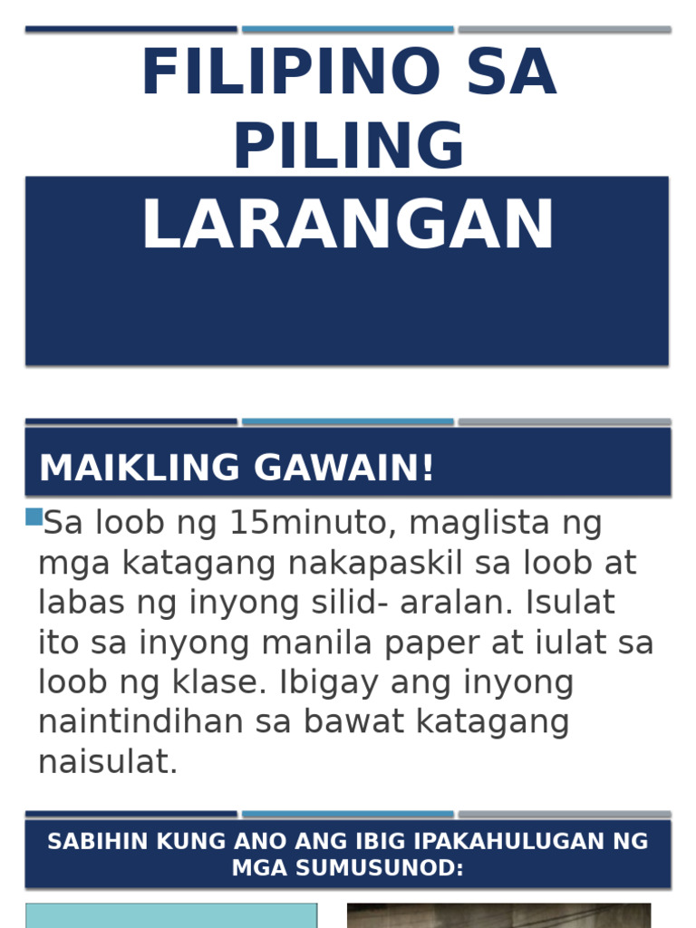 Paalala, Babala, Anunsiyo | PDF