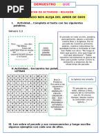 Ficha de Lectura Regreso-a-Clase | PDF