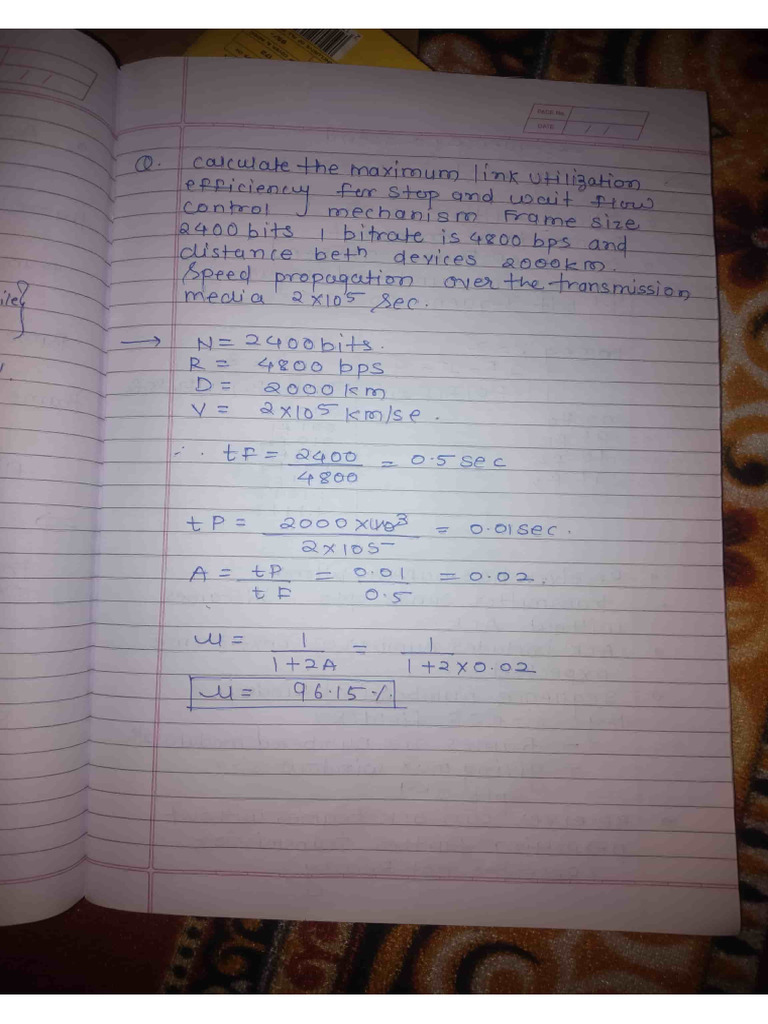 CCN Numericals | PDF