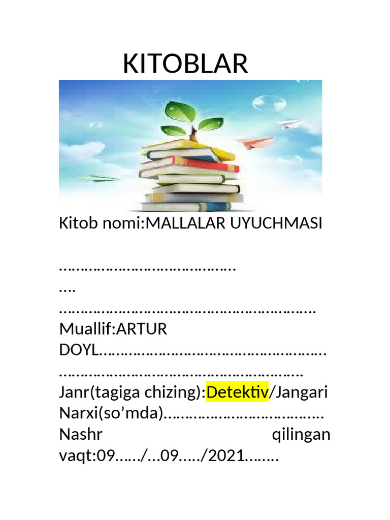KITOBLAR | PDF