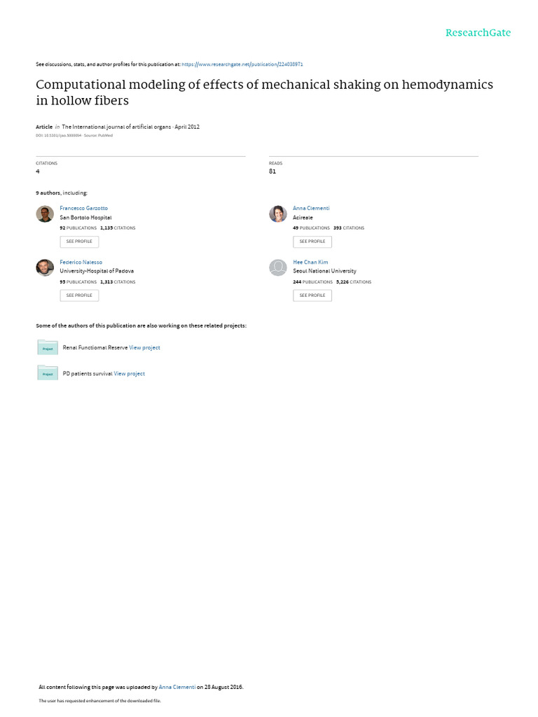 Article 5 Computational modeling of effects of mechanical shaking on ...