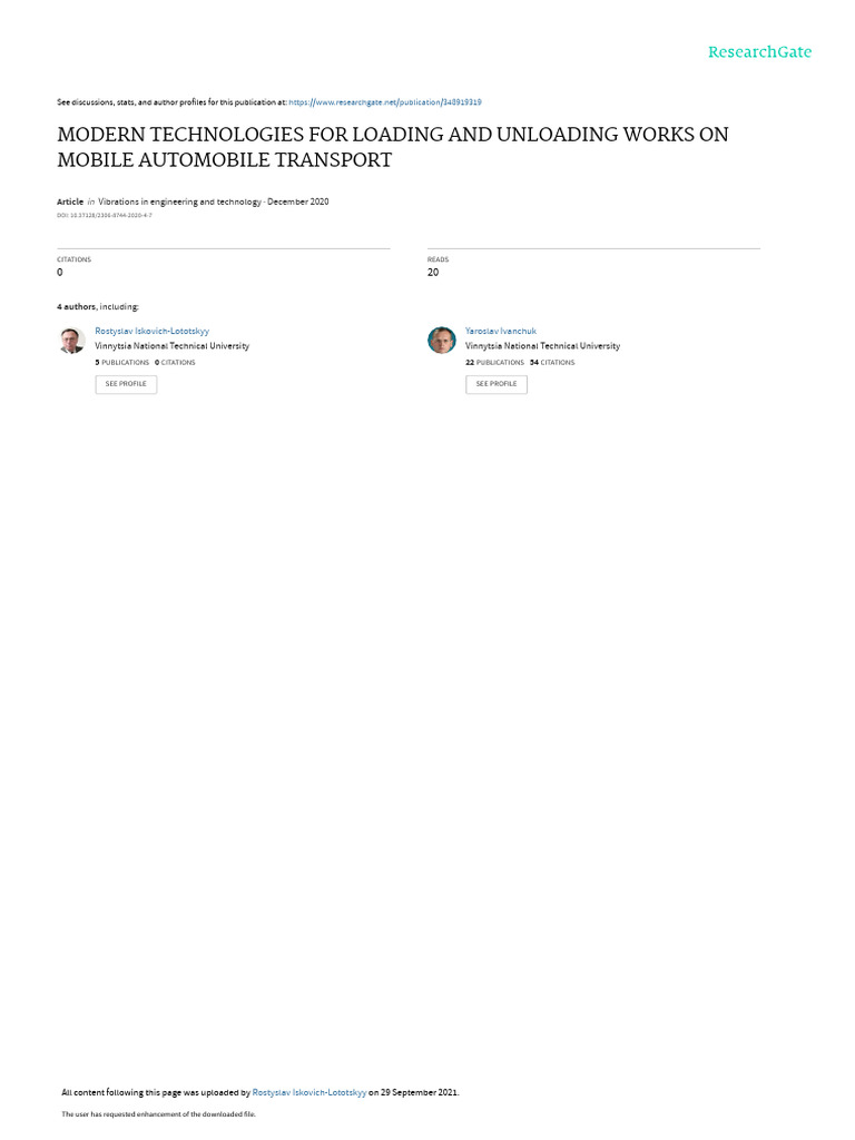MODERN_TECHNOLOGIES_FOR_LOADING_AND_UNLOADING_WORK | PDF