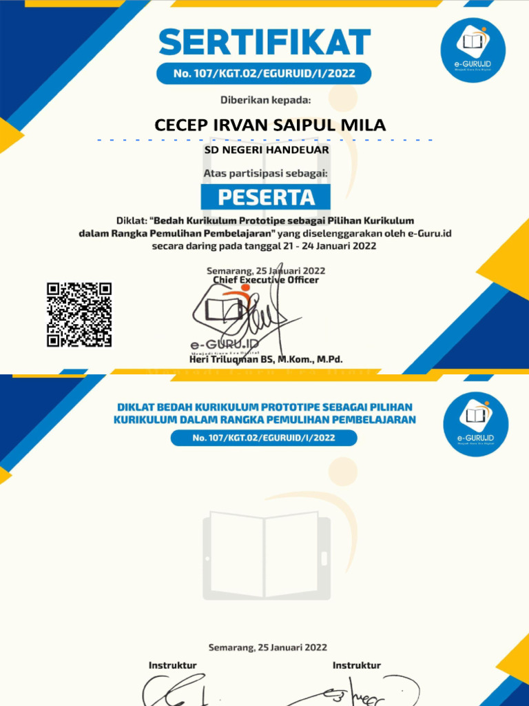 Cecep Irvn Sertifikat 5 | PDF