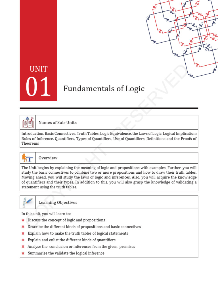MCA_Mathematical_Foundation_for_Computer_Application_01 | PDF | Logic | Argument