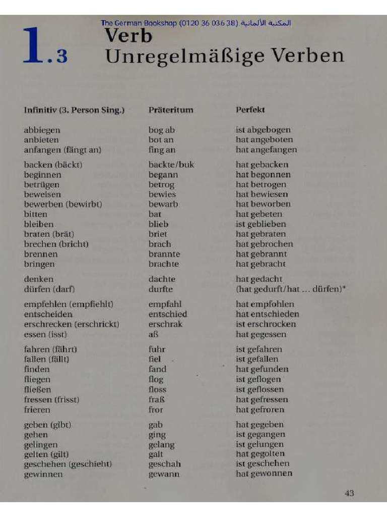 Perfekt 1 | PDF