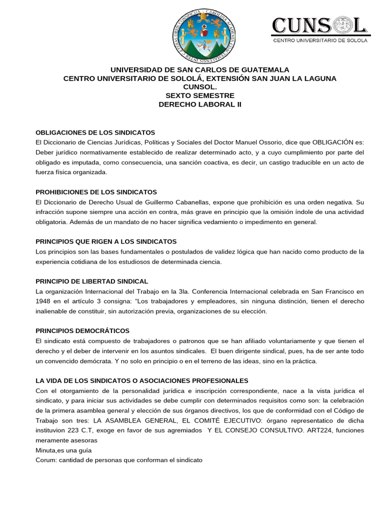 TEMA 9 DERECHO LABORAL II | PDF | Derecho laboral | Justicia