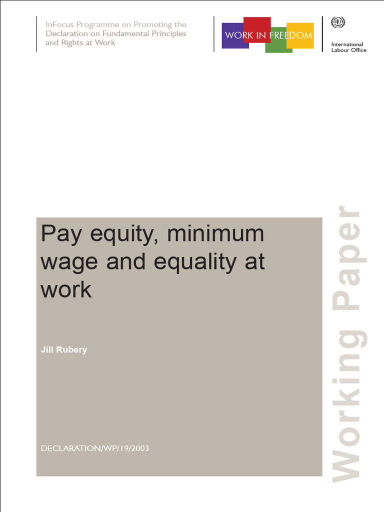 Pay Equity and Minimum Wage Insights | PDF | Employment | Labour Economics