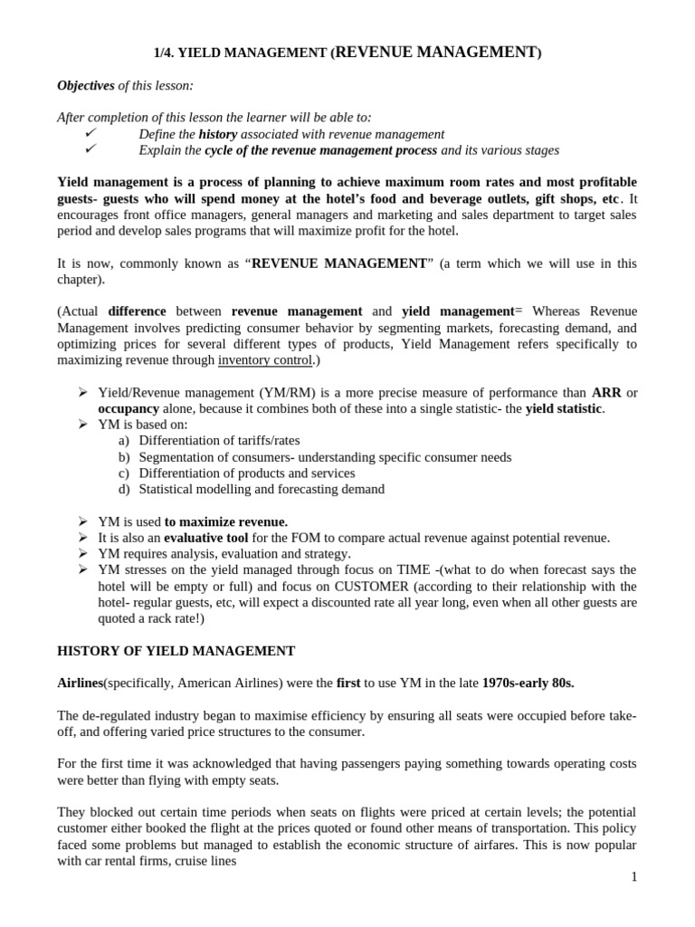YM Concept, History & Process | PDF | Market (Economics) | Business Process