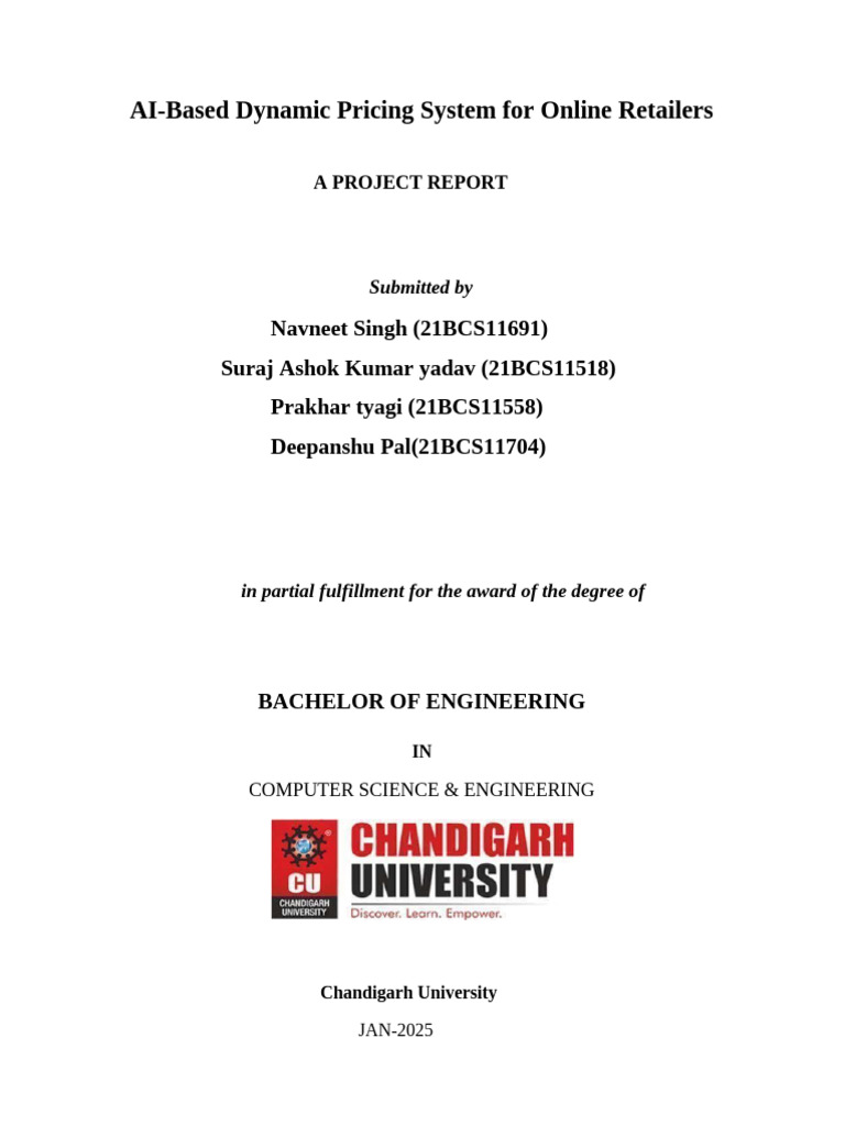 phase 1 report | PDF | Pricing | Retail