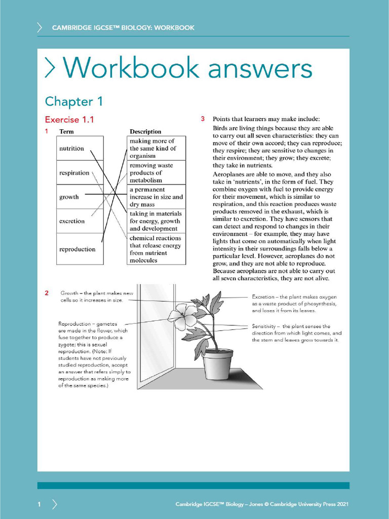 Igcse Biology Workbook 4th Ed Answers Pdf