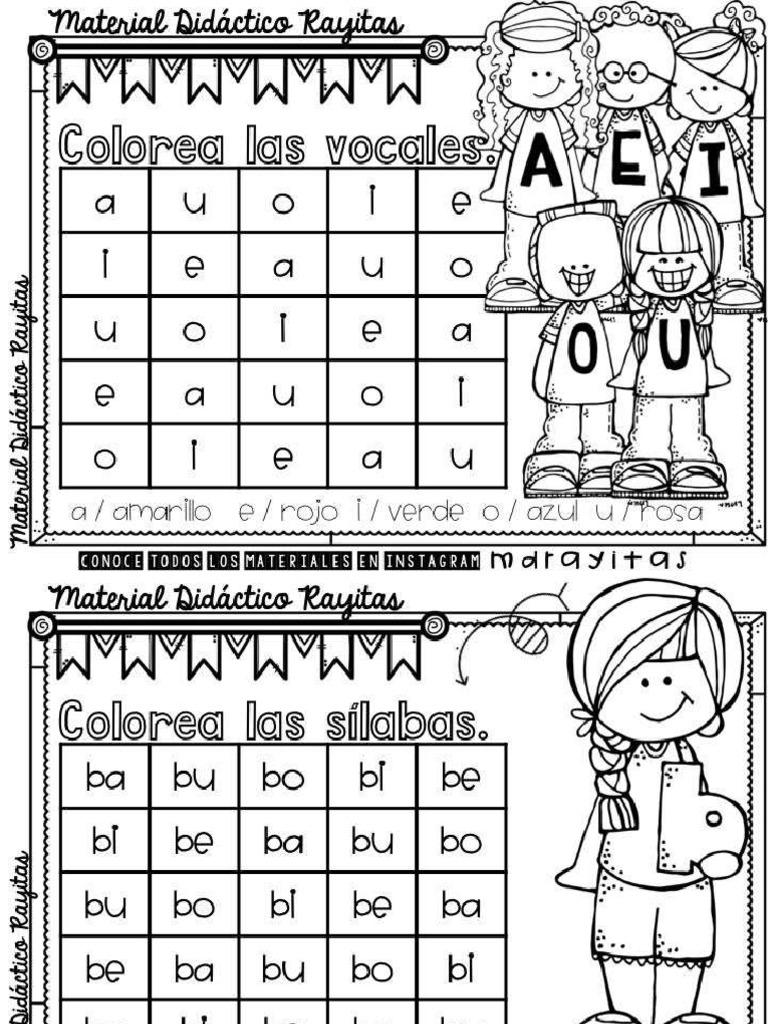 Colorea Silabas | PDF