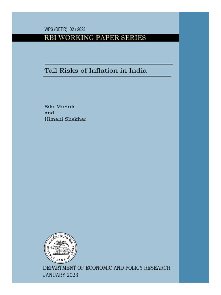 RBI inflation | PDF | Inflation | Linear Regression