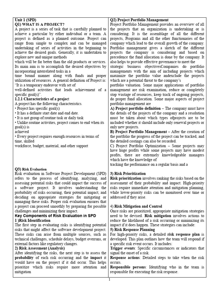 SPD Unit 1-2- | PDF | Scrum (Software Development) | Agile Software Development