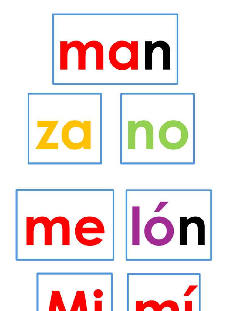 Palabras Con MM | PDF