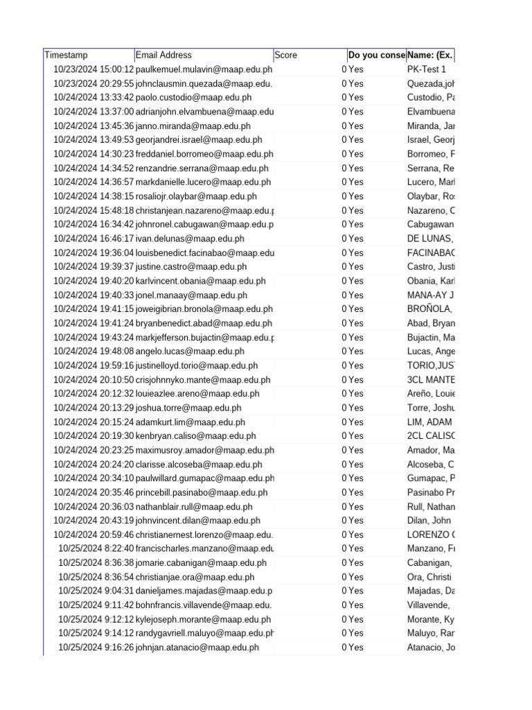 [ACTUAL TEST] Profiling of Maritime Students’ English Language ...