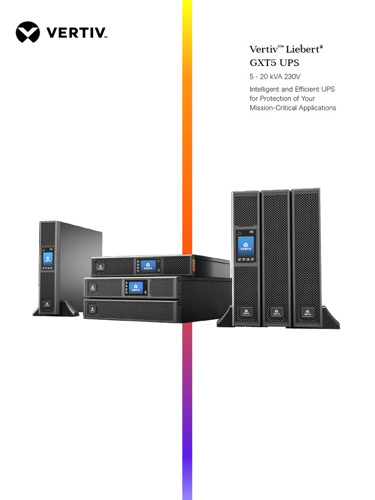 Vertiv gxt5 Brochure en | PDF | Alternating Current | Usability