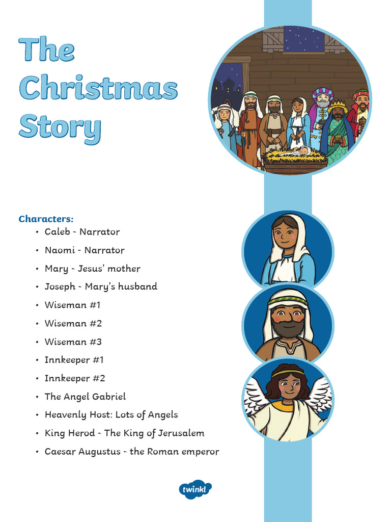 T T 9051 The Christmas Story Nativity Play Script - Ver - 10 | PDF ...