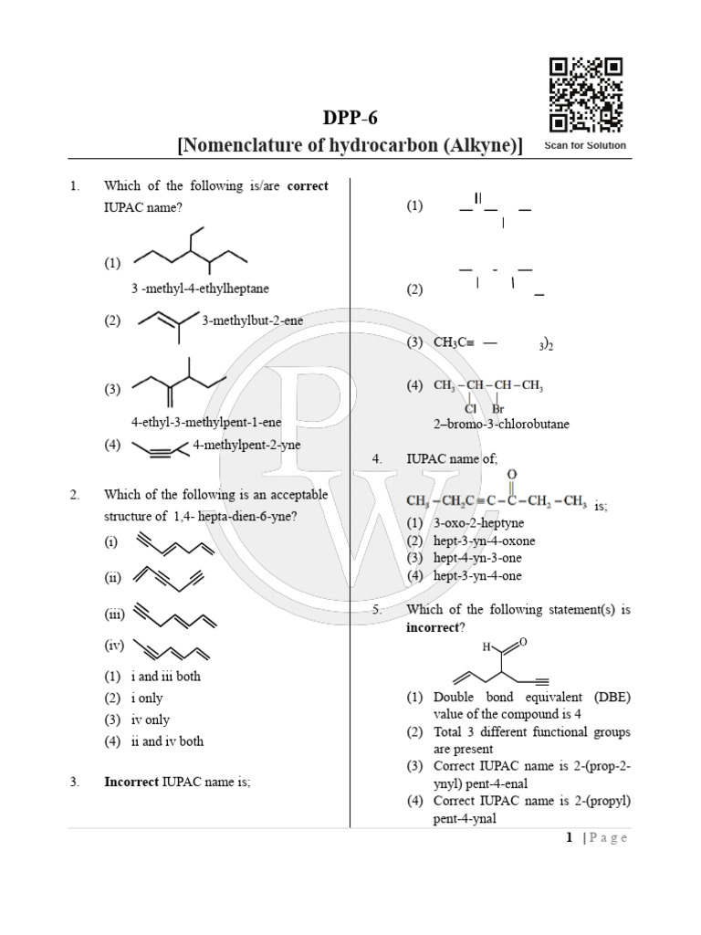Chemistry Merge DPP - 22 - 34 - GOC - Dropper NEET NEW 12 | PDF | International Union Of Pure ...