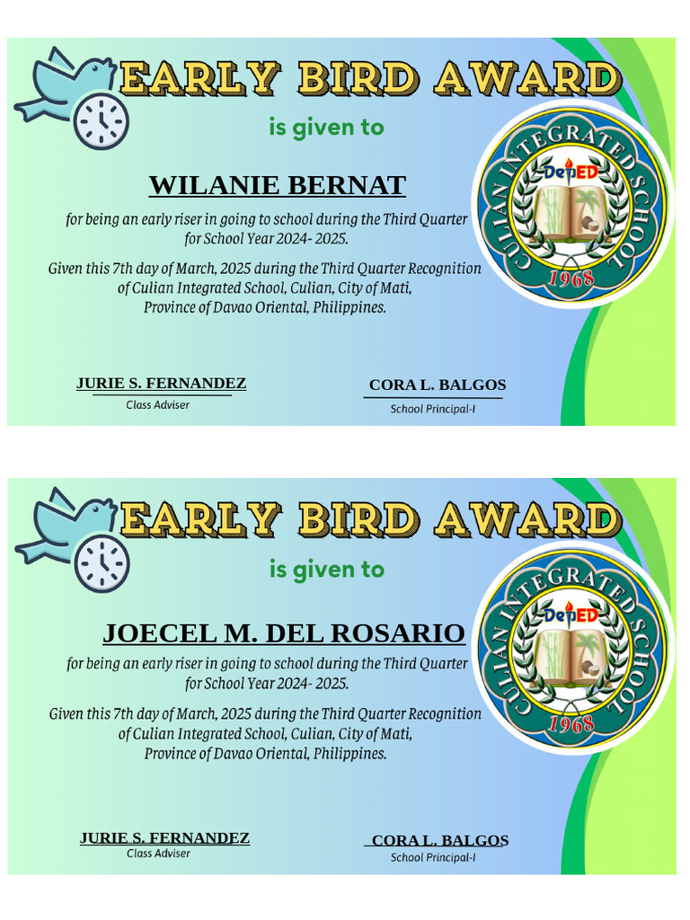 early_bird_award_3rd | PDF