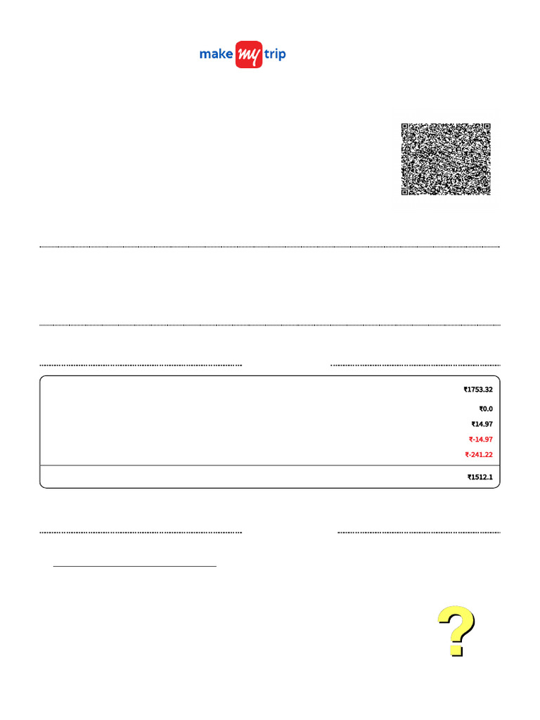 Booking Invoice - M06HL25I12078959 | PDF | Invoice | Receipt