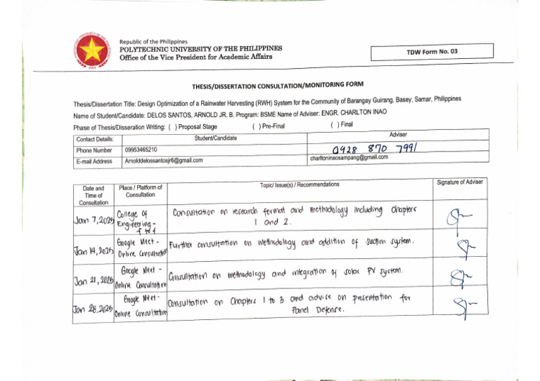 Consultation Form | PDF