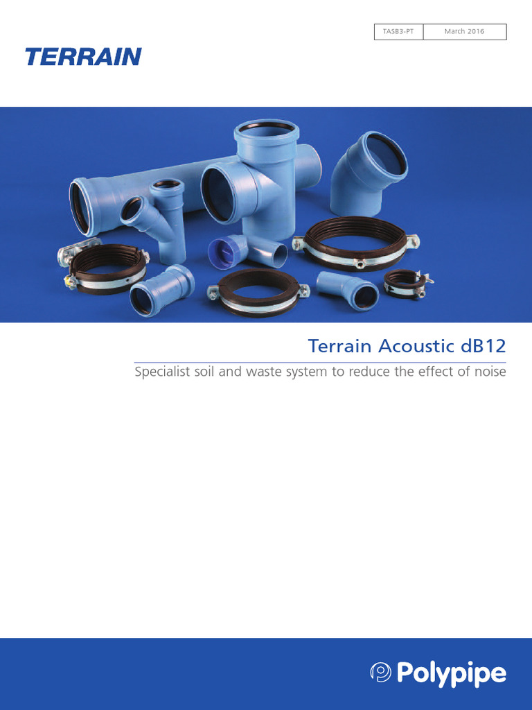 Acoustic Drainage System dB12 | PDF | Pipe (Fluid Conveyance) | Drainage