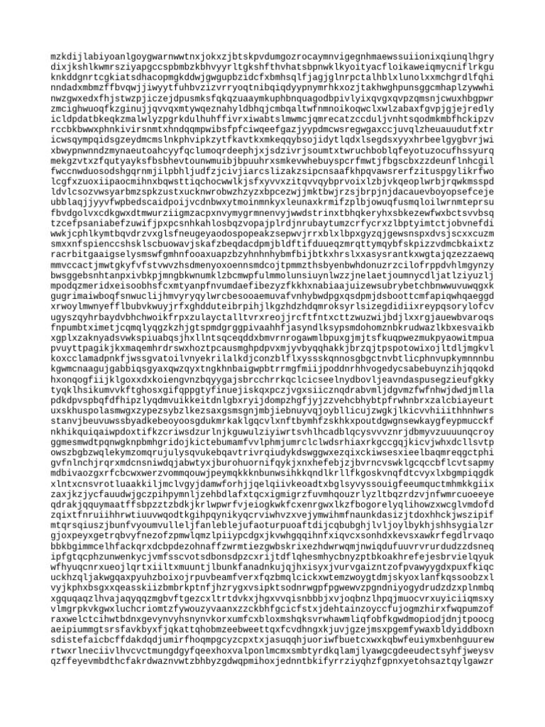 Random Text Document Analysis | PDF