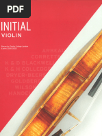 Trinity - Initial Violin | PDF