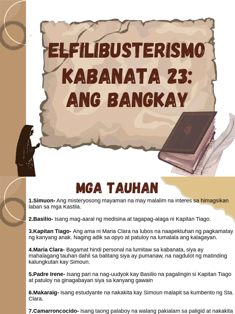 ELFILIBUSTERISMO KABANATA 23 (1) .PPTX - 20250213 - 212208 - 0000 | PDF