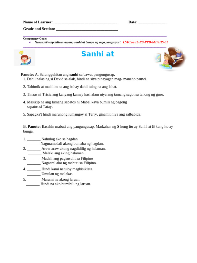 Filipino Assignment | PDF