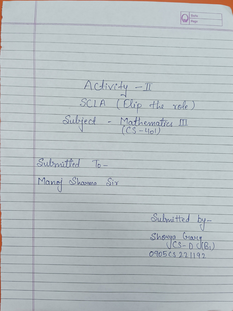 Scla m3 Activity | PDF